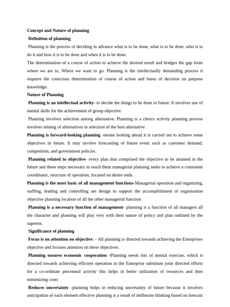 planning 01 | PDF | Planning | Strategic Planning