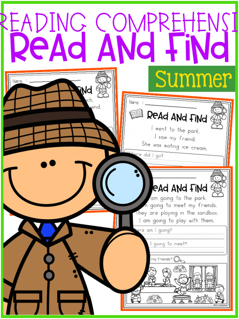 05.summer Reading Comprehension - Read and Find | PDF