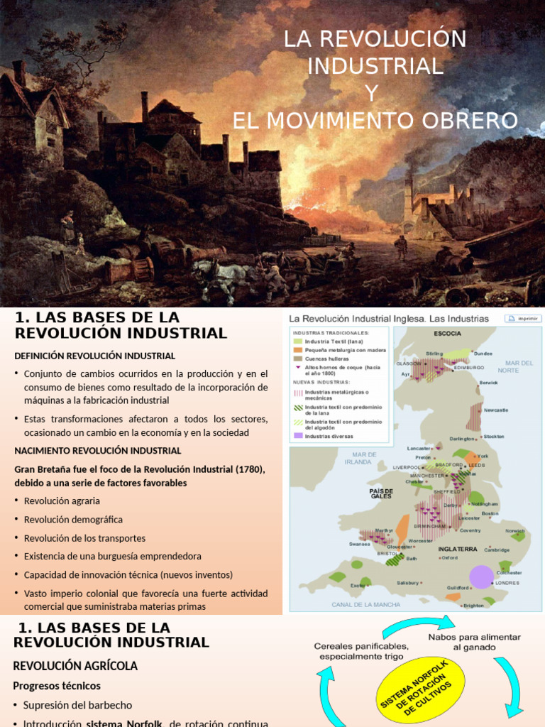 Revolución Industrial y Movimiento Obrero | PDF | Agricultura ...