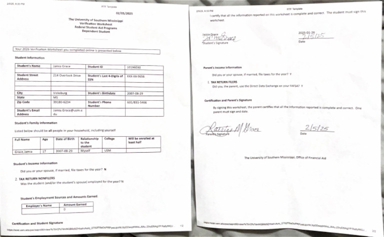 Verification Form | PDF