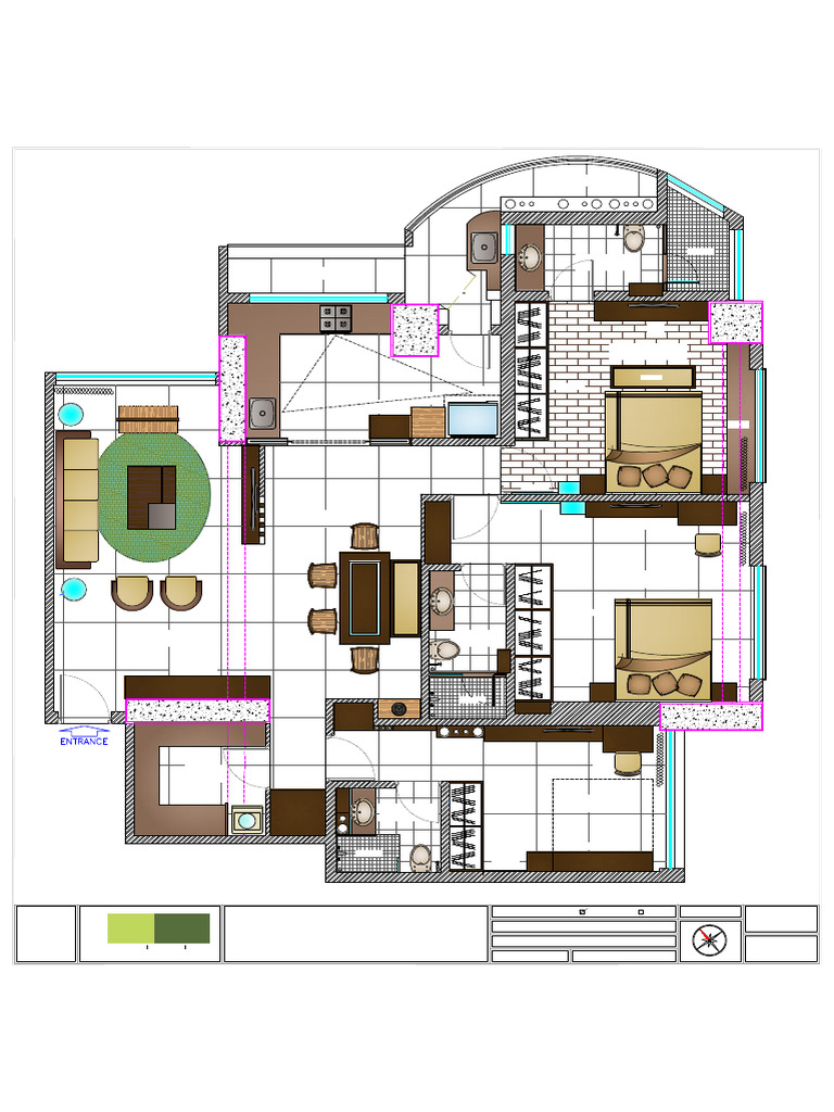 Riddhi - Furniture Layout | PDF | Interior Design | Home