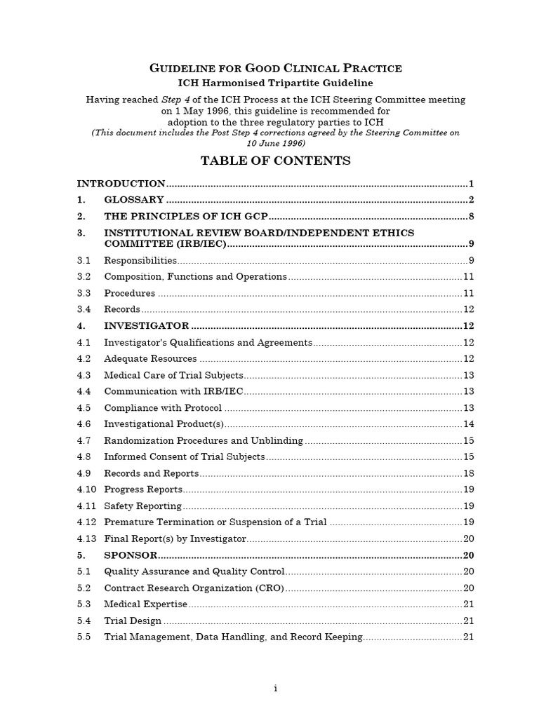 E6_R1_Guideline 3 | PDF | Institutional Review Board | Health Research