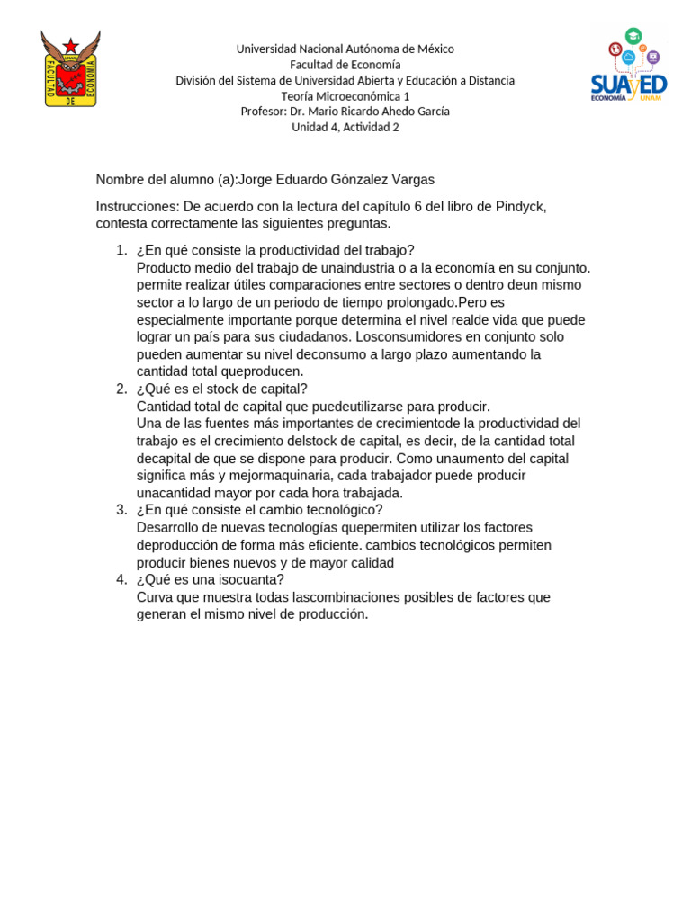 TMi A2 U4 | PDF | Economias | Ciencias económicas
