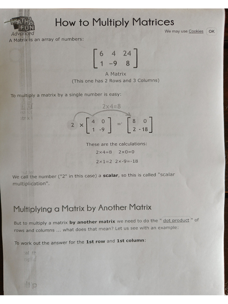 Matrix (Symmetry) | PDF