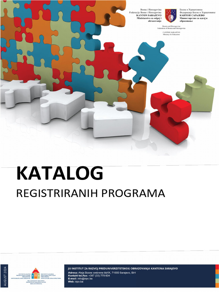 Katalog Registriranih Programa 2024 2025 | PDF