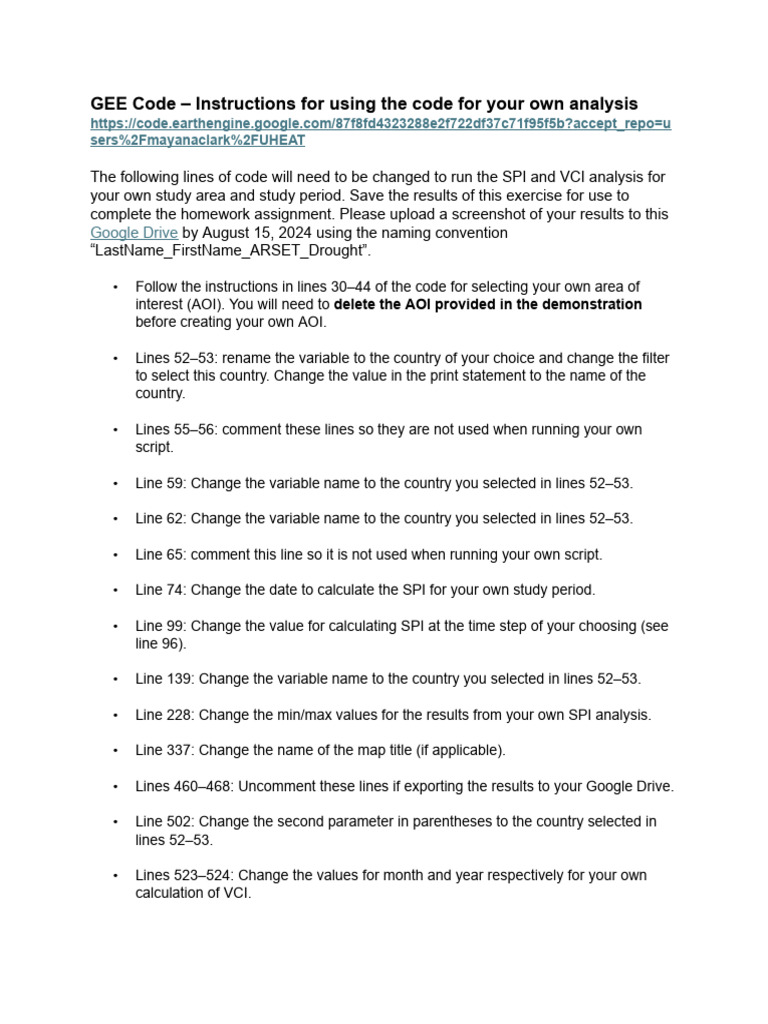 Drought Part 1 Exercise - 0 | PDF