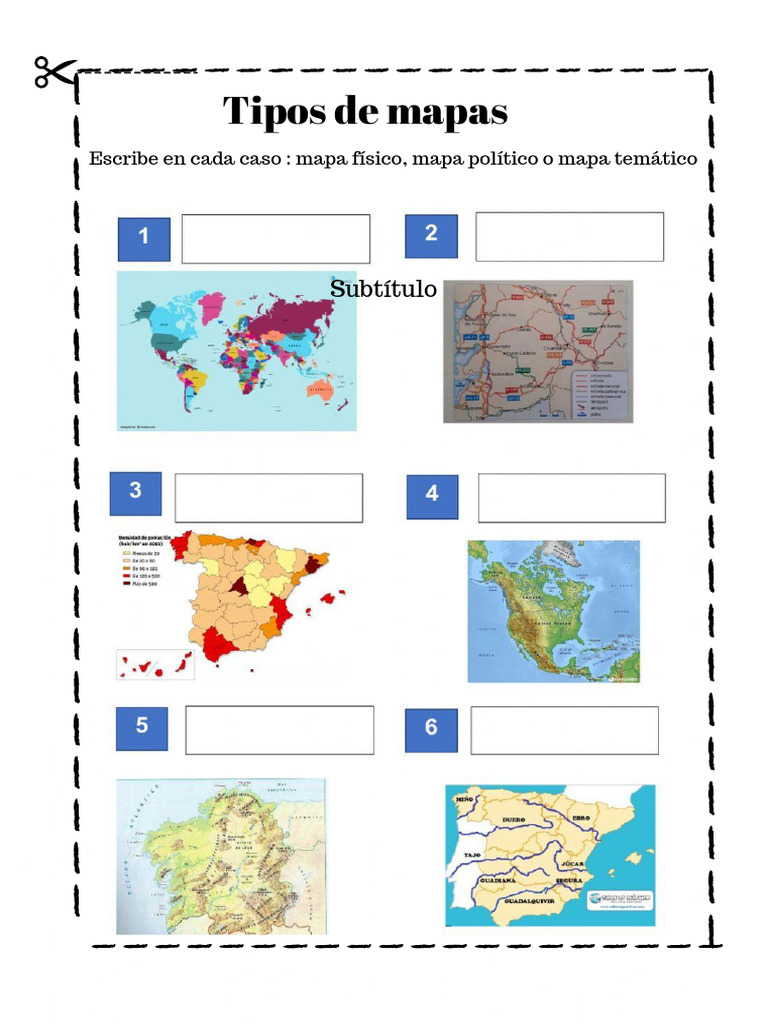 Tipos de Mapas PDF | PDF