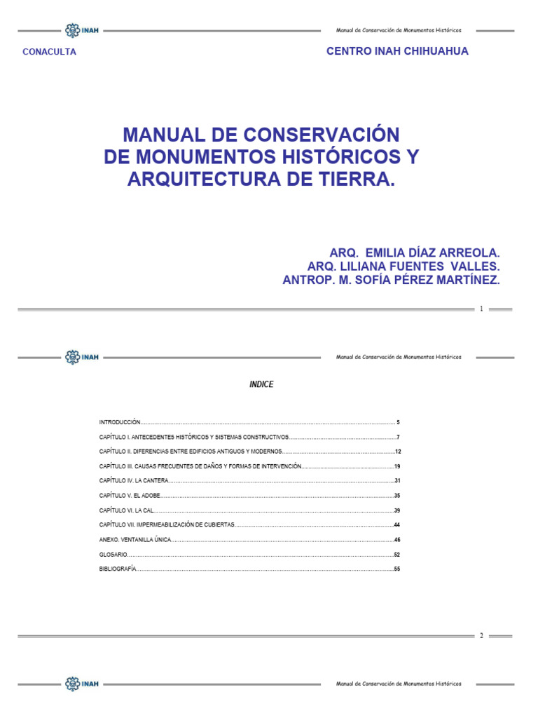 Manual de Conservacion de Monum | PDF