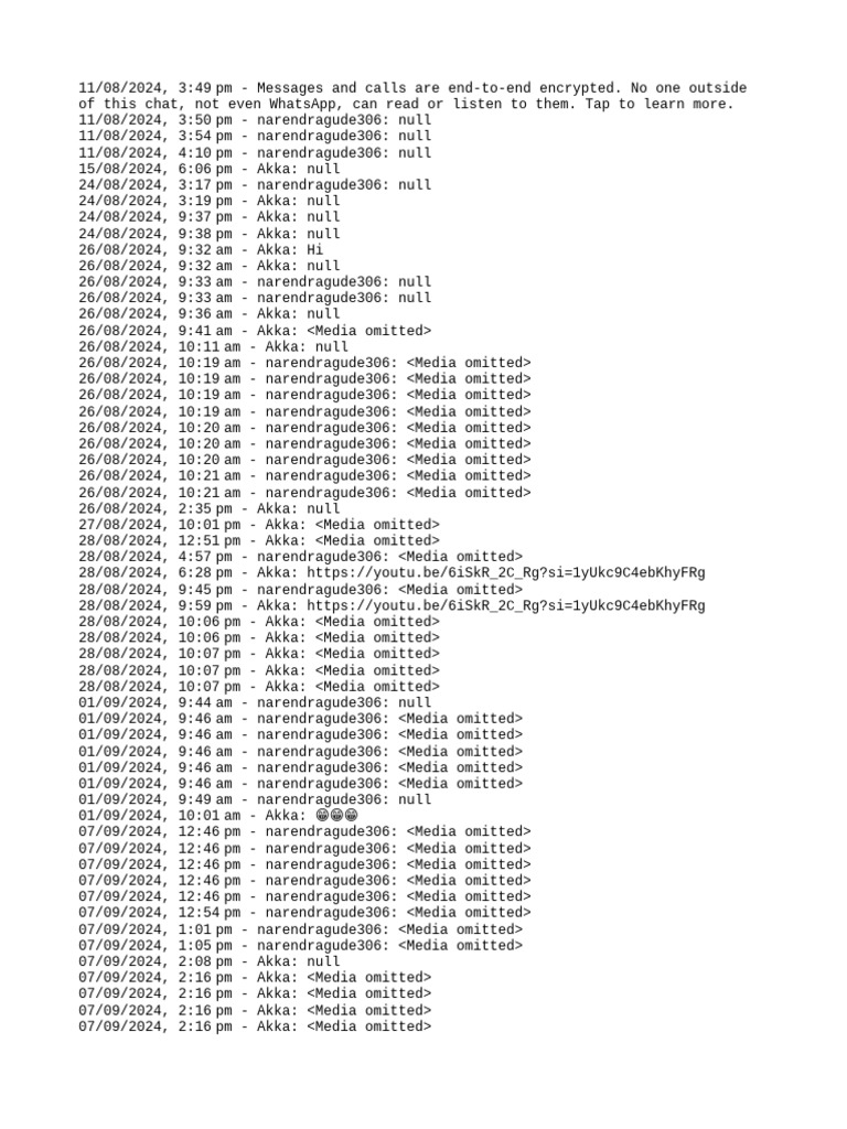 WhatsApp Chat With Akka | PDF | Secure Communication | Internet Privacy