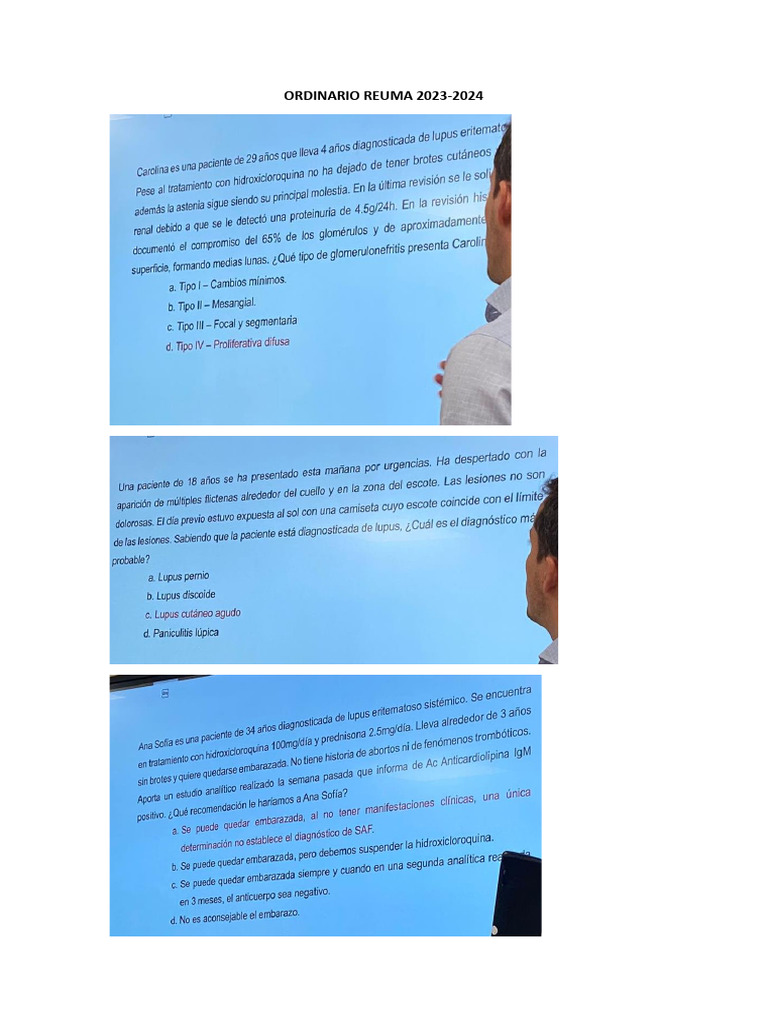 Reuma Ordinario 2023-2024 | PDF