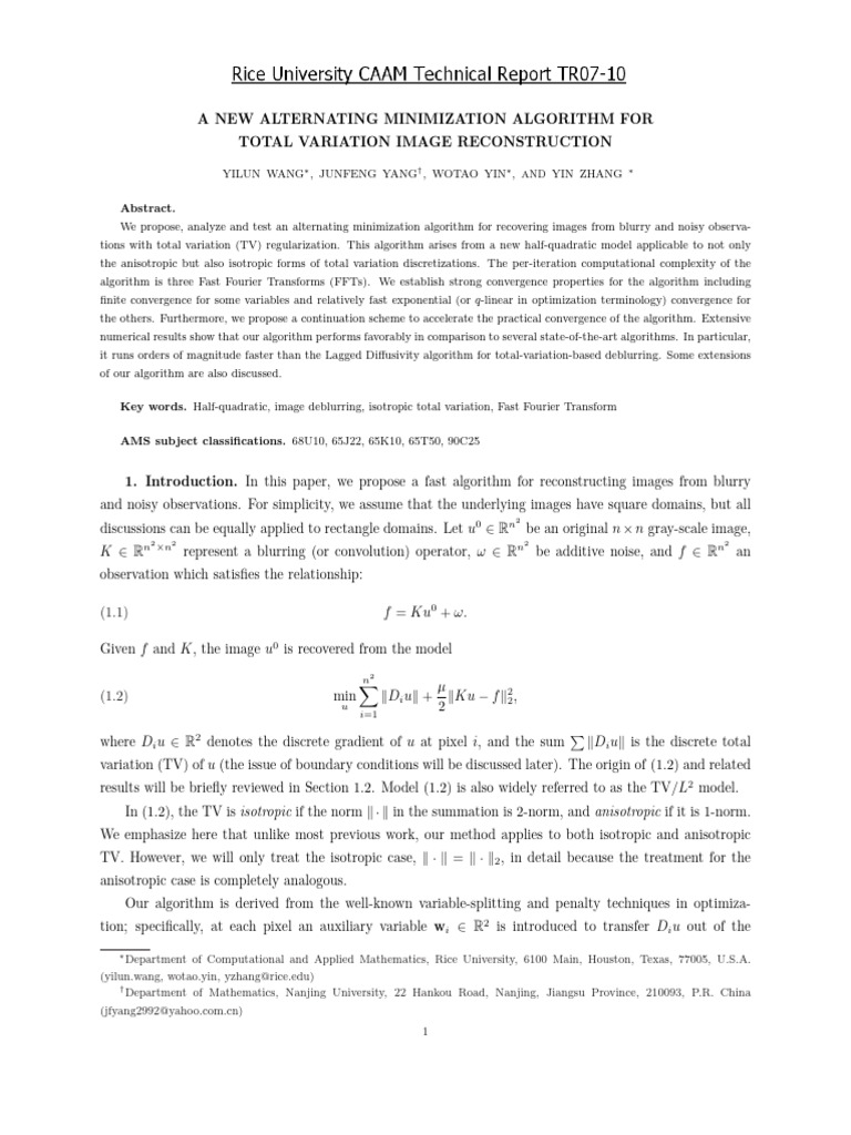 AM For ImageReconstruction | PDF | Fast Fourier Transform | Matrix (Mathematics)