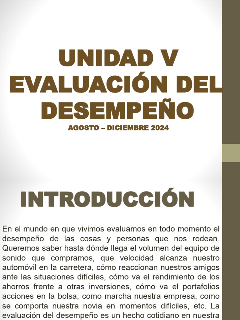 Evaluación del Desempeño 2024 | PDF | Gestión de recursos humanos | Evaluación
