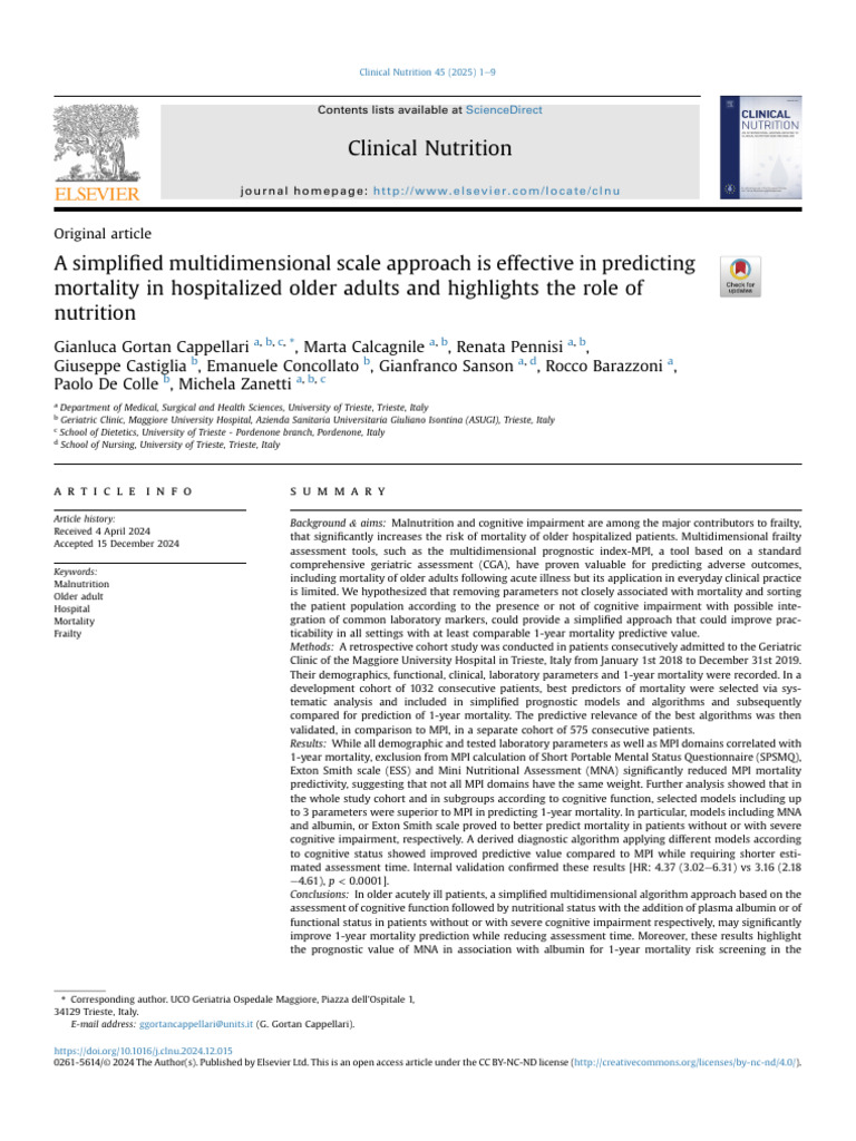 A Simplified Multidimensional Scale Approach Is Ef | PDF | Sensitivity ...