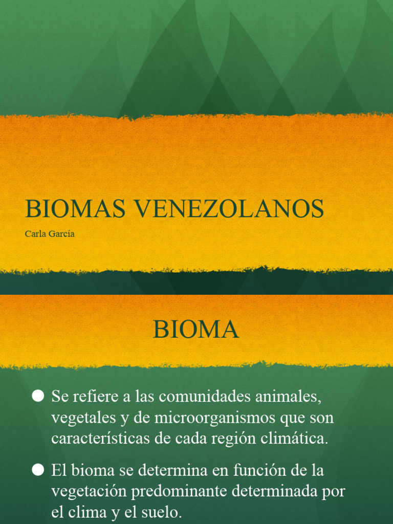 Biomas de Venezuela: Tipos y Características | PDF | Sabana | Los bosques