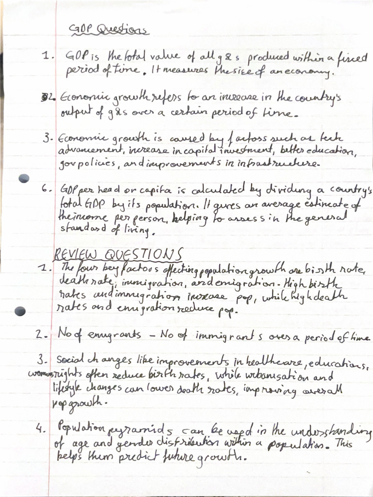 All Eco HW Past Three Classes | PDF