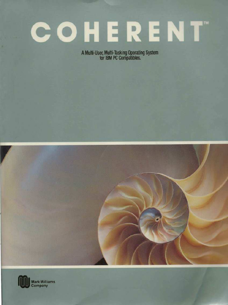 Coherent | PDF | Computing | Software