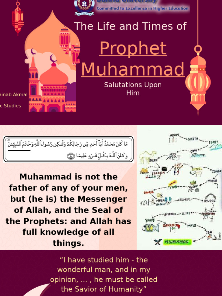 Life of Prophet Muhammad (PBUH) Overview | PDF | Prophets And ...