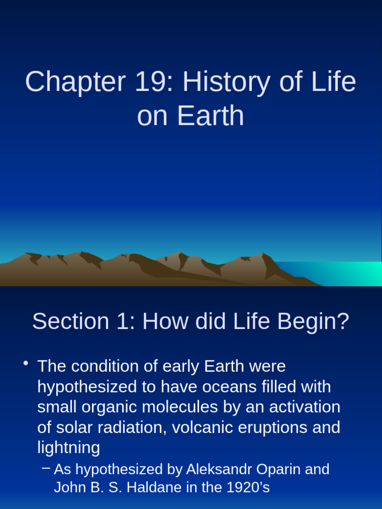 History of Life PPT OL 2025 | PDF | Prokaryote | Organelle