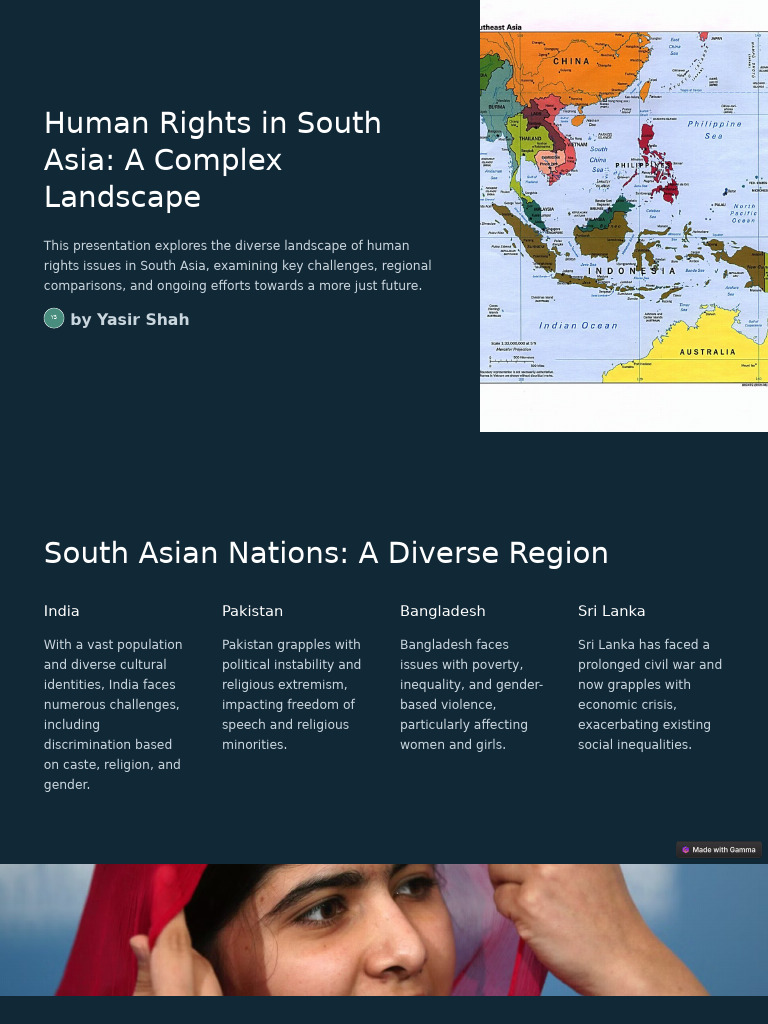South Asia Human Rights Overview | PDF | South Asia | Discrimination