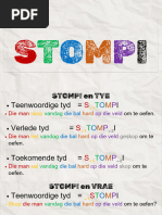 Afrikaans Stompi Word Order | PDF