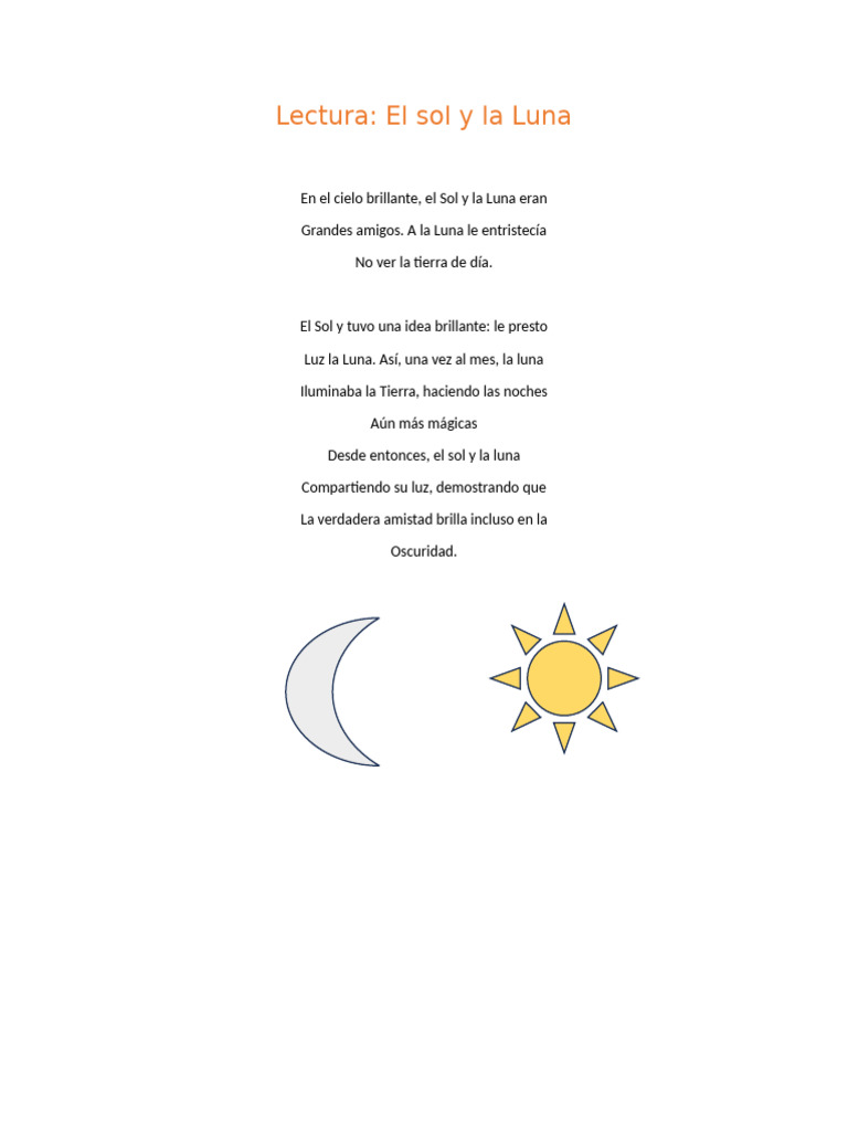 Amistad Brillante del Sol y la Luna | PDF