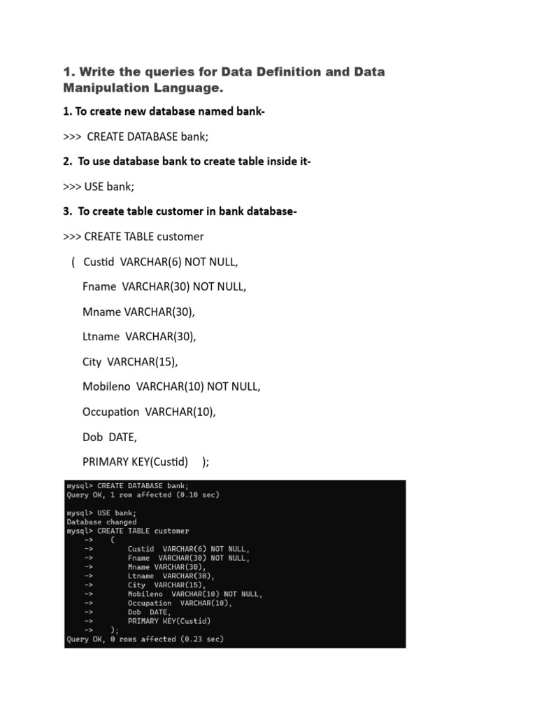 Dbms 1 | PDF