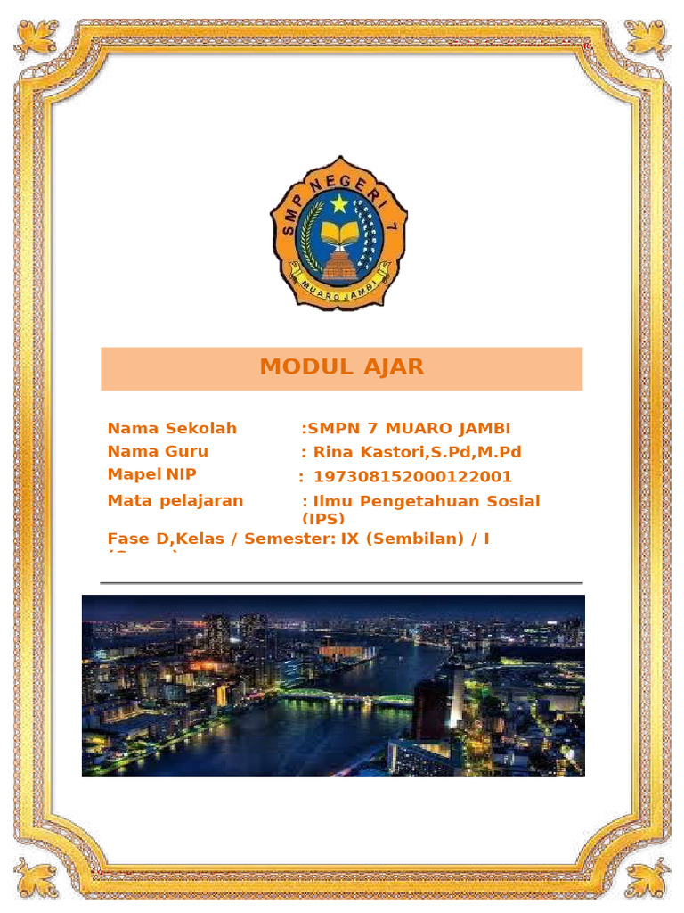 4 Modul Ajar Tema 03 Tantangan Pembangunan Indonesia 1 | PDF