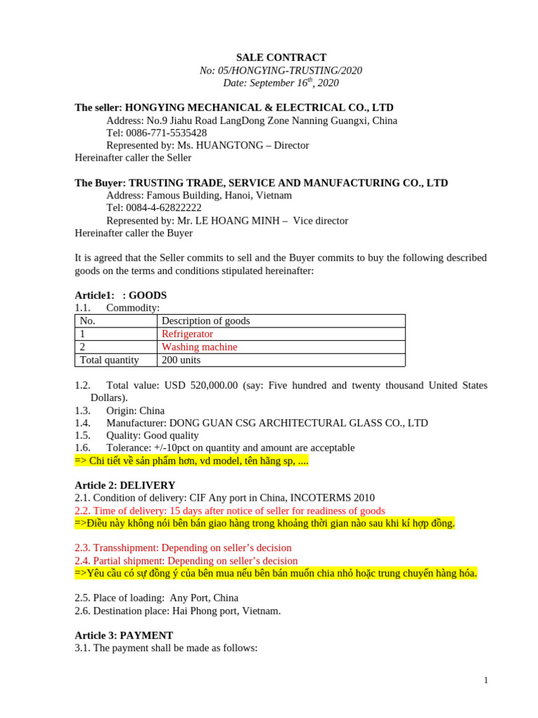 Chapter 5 - Sales Contract | PDF | Business Law