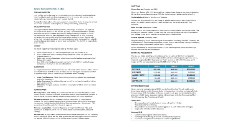 Business Brief | PDF