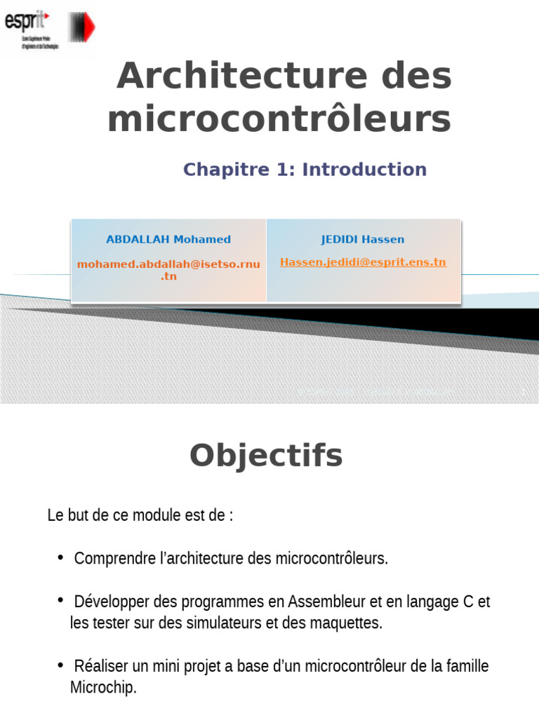 Chapitre1 Introduction | PDF | Transistor | Microcontrôleur
