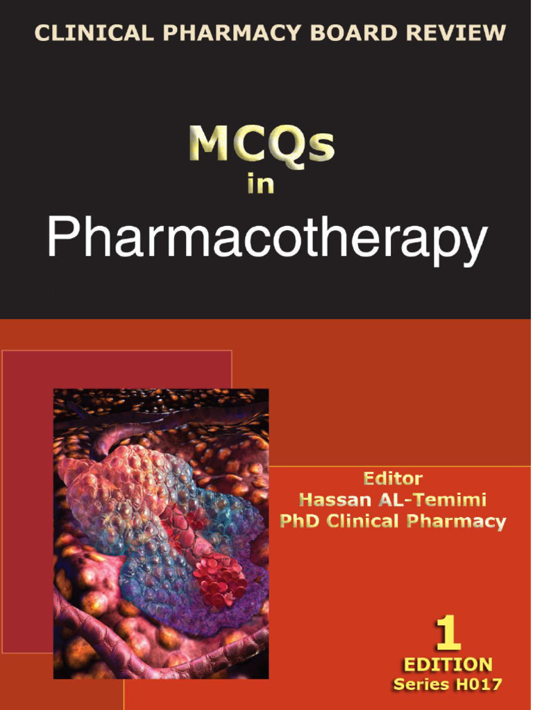 MCQ in Pharmacotherapy | PDF | Cell Membrane | Diffusion