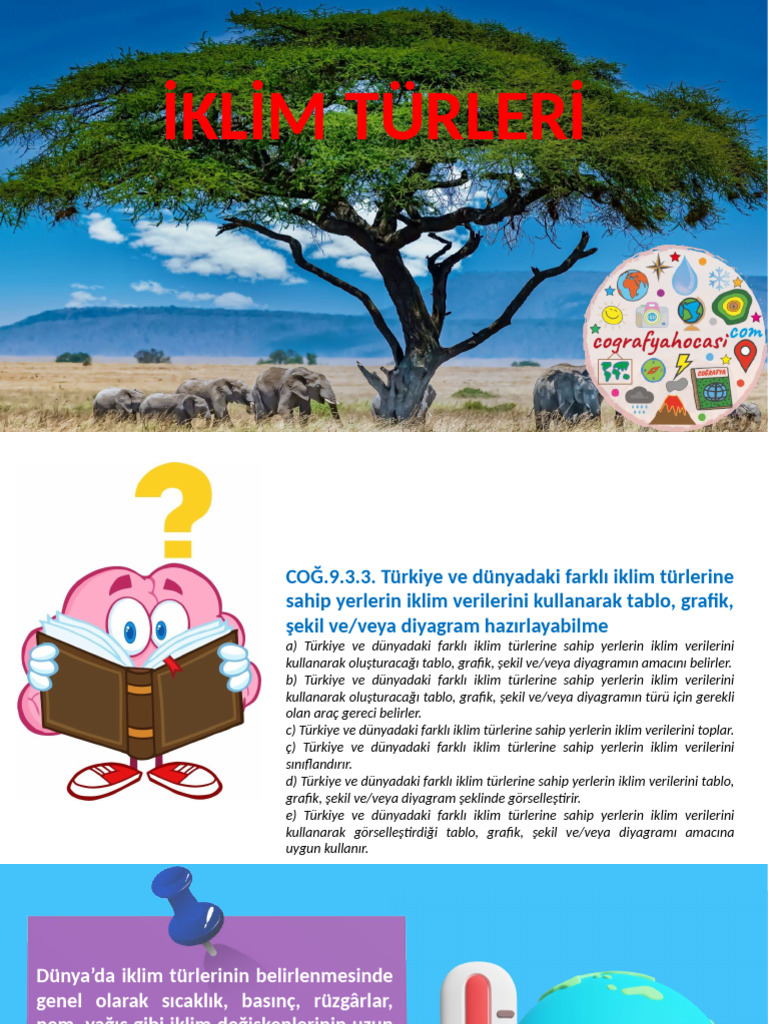 9.3.3. İklim Türleri Slayt | PDF