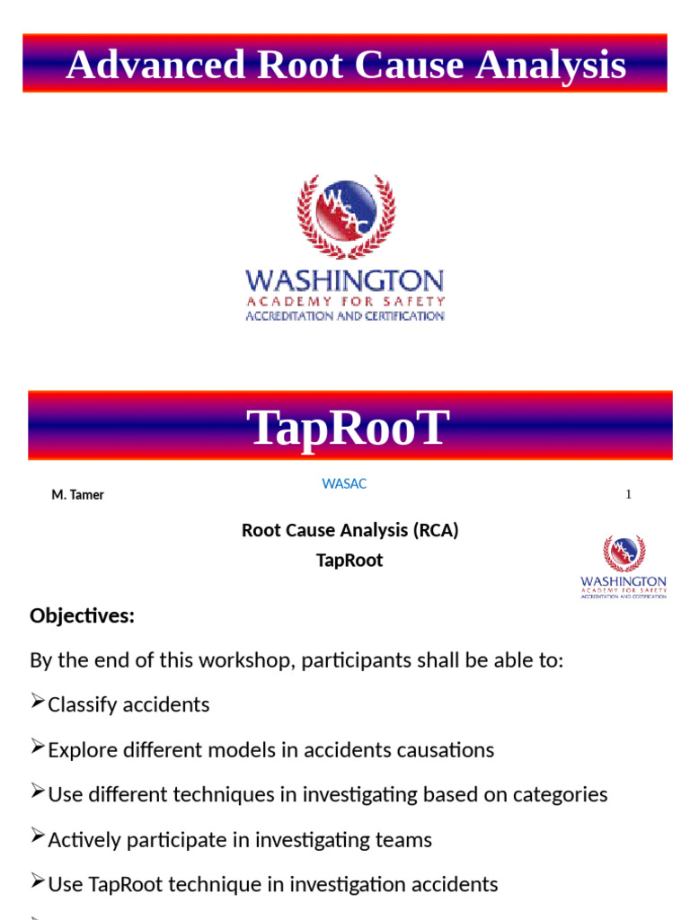 Advanced Root Cause Analysis Workshop | PDF | Causality