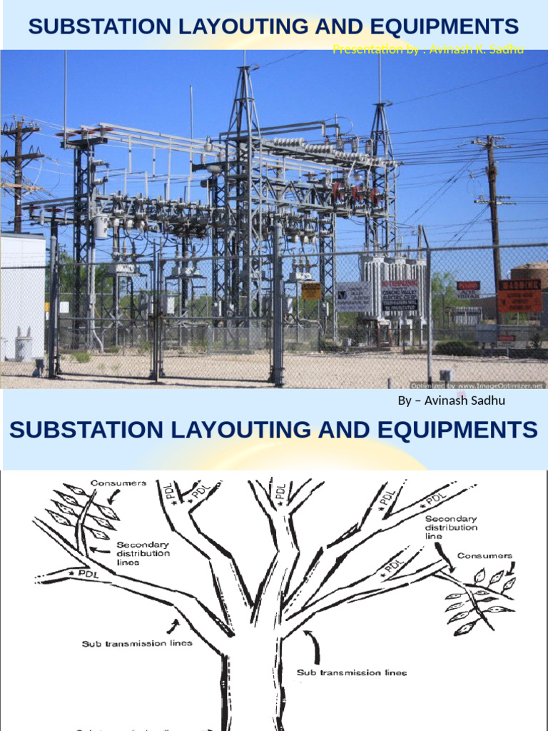 Substation Layout and Equipment Guide | PDF | Electricity | Electrical ...