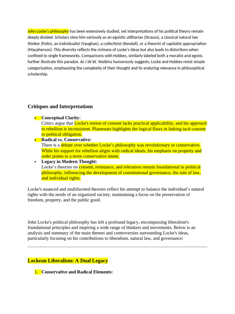 John Locke | PDF | John Locke | State (Polity)