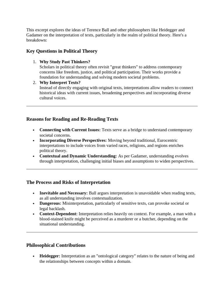 Terrence Ball | PDF | Psychoanalysis | Unconscious Mind