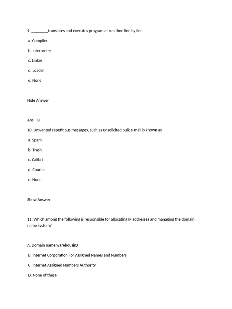 Basic Comp- Skill | PDF | Byte | Computer Network
