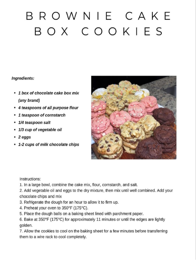 Birthday Cake Cookie | PDF