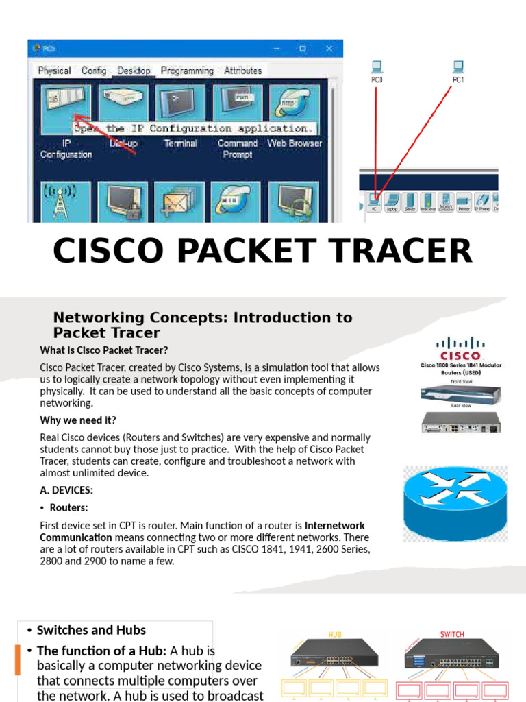 Cisco Packet Tracer | PDF | Computer Network | Router (Computing)