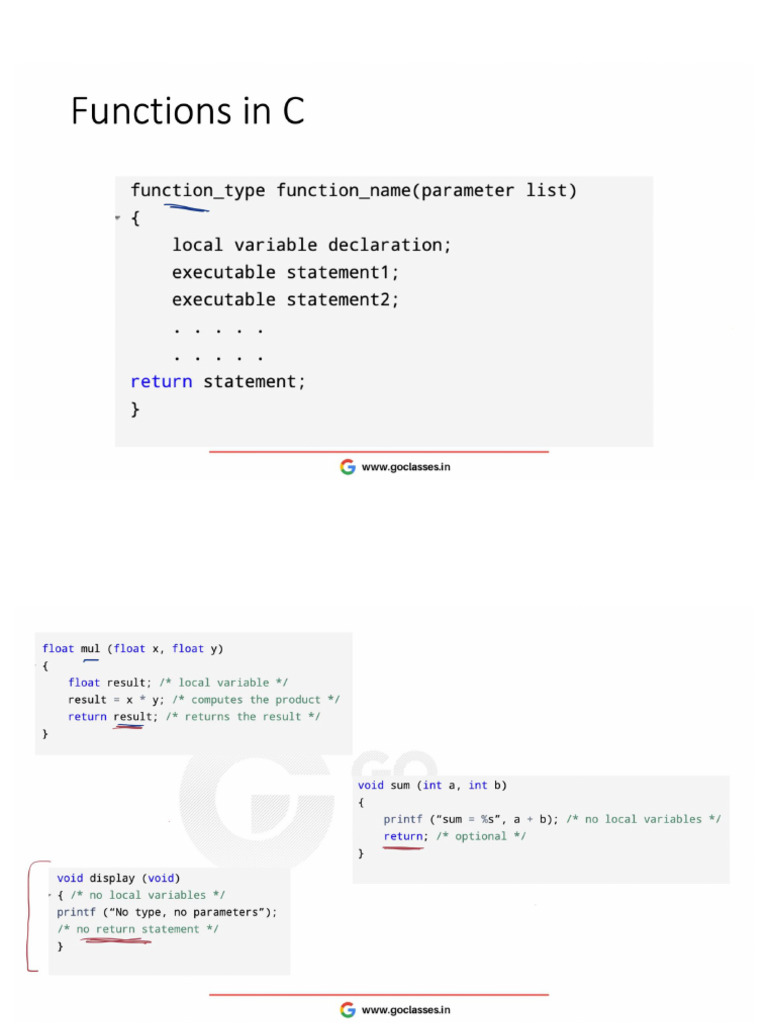 Compilation process GO classes | PDF