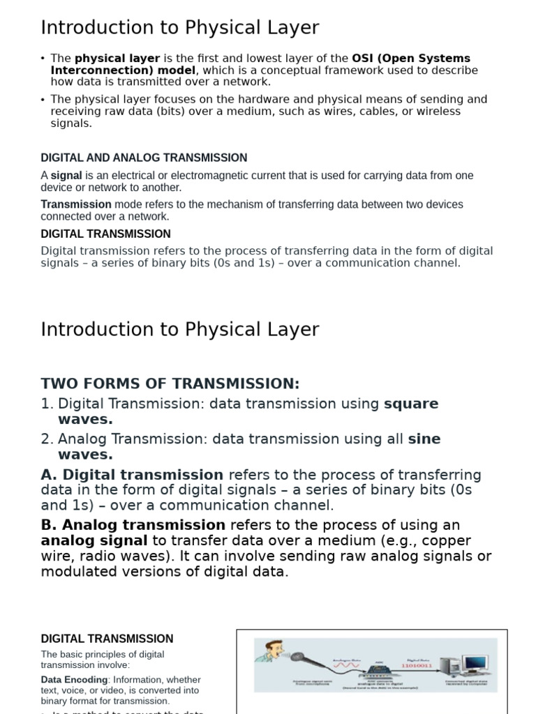 COSC 85 Introduction To Physical Layer | PDF | Radio | Infrared