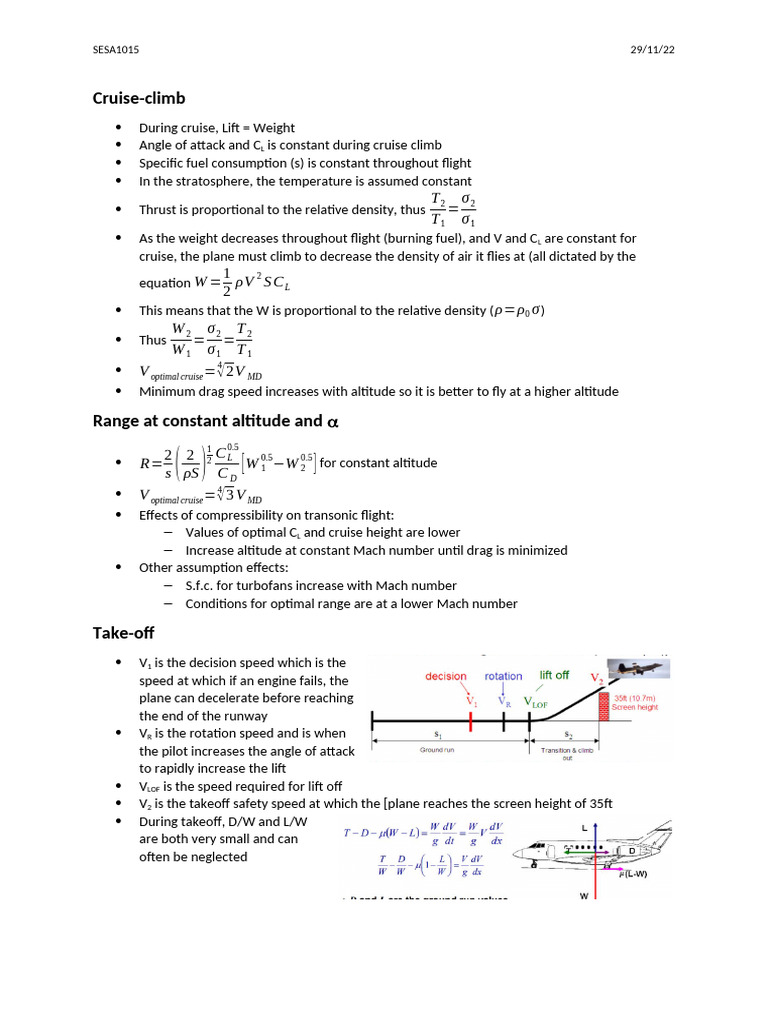 Cruise-Climb and Takeoff | PDF | Drag (Physics) | Flight