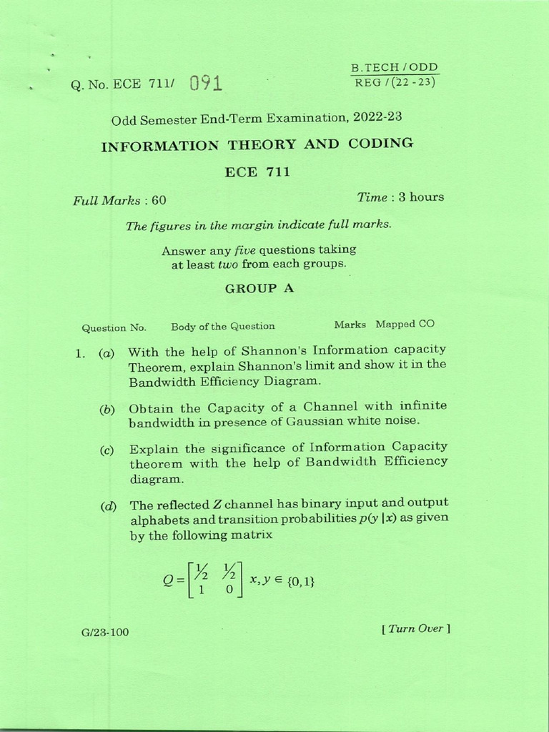 Ece Odd 2022-23 | PDF