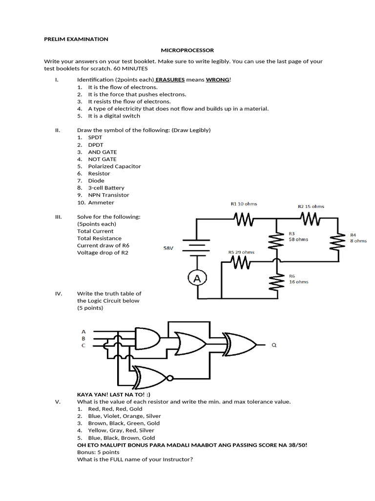 PRELIM EXAMINATION MICRO P | PDF