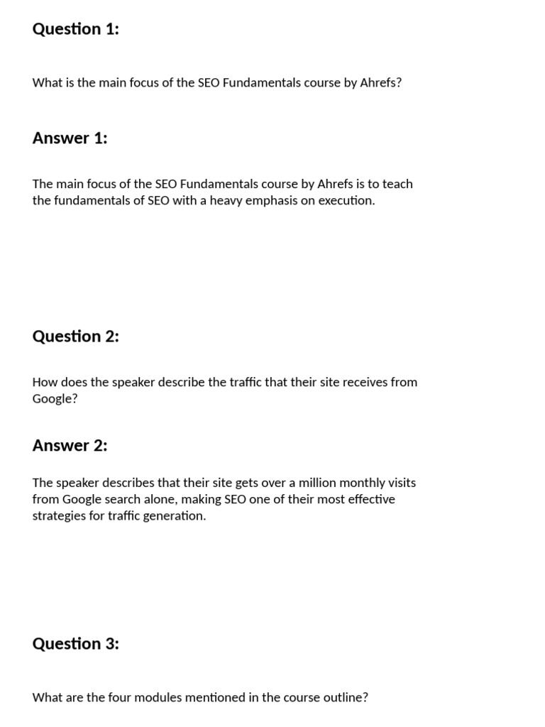 Complete SEO Course For Beginners - Learn To Rank #1 in Google-Flashcards | PDF | Search Engine ...