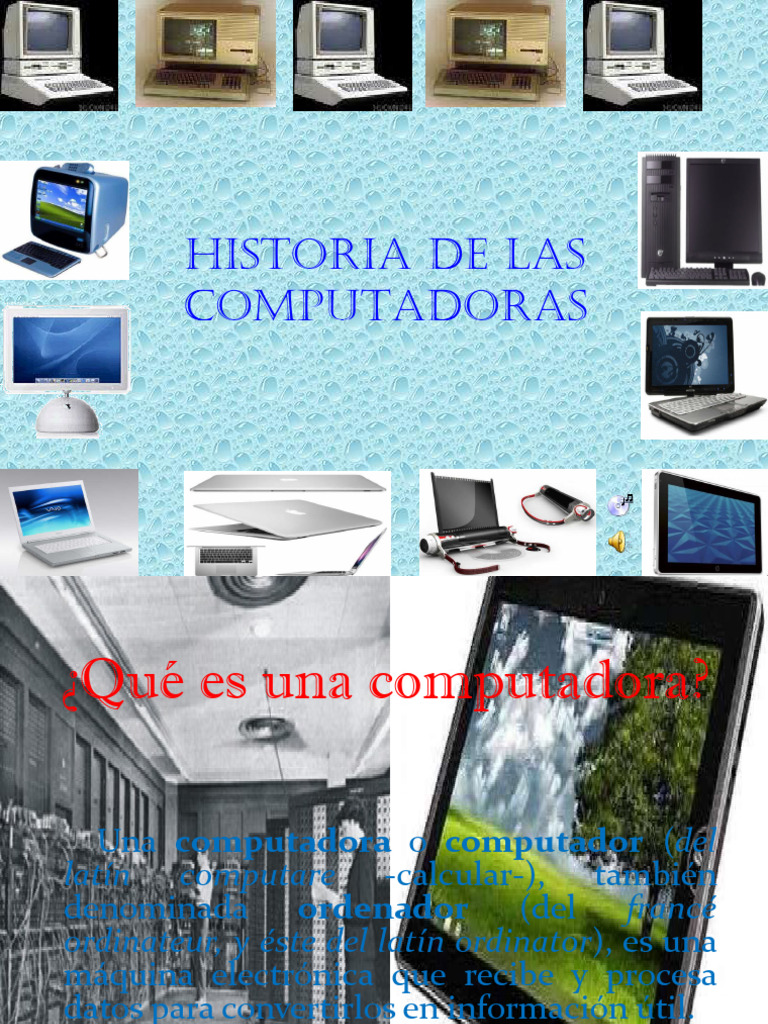Evolución de las Computadoras: Historia y Generaciones | PDF | Circuito ...