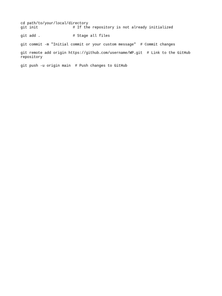 GitHub Repository Setup Guide | PDF