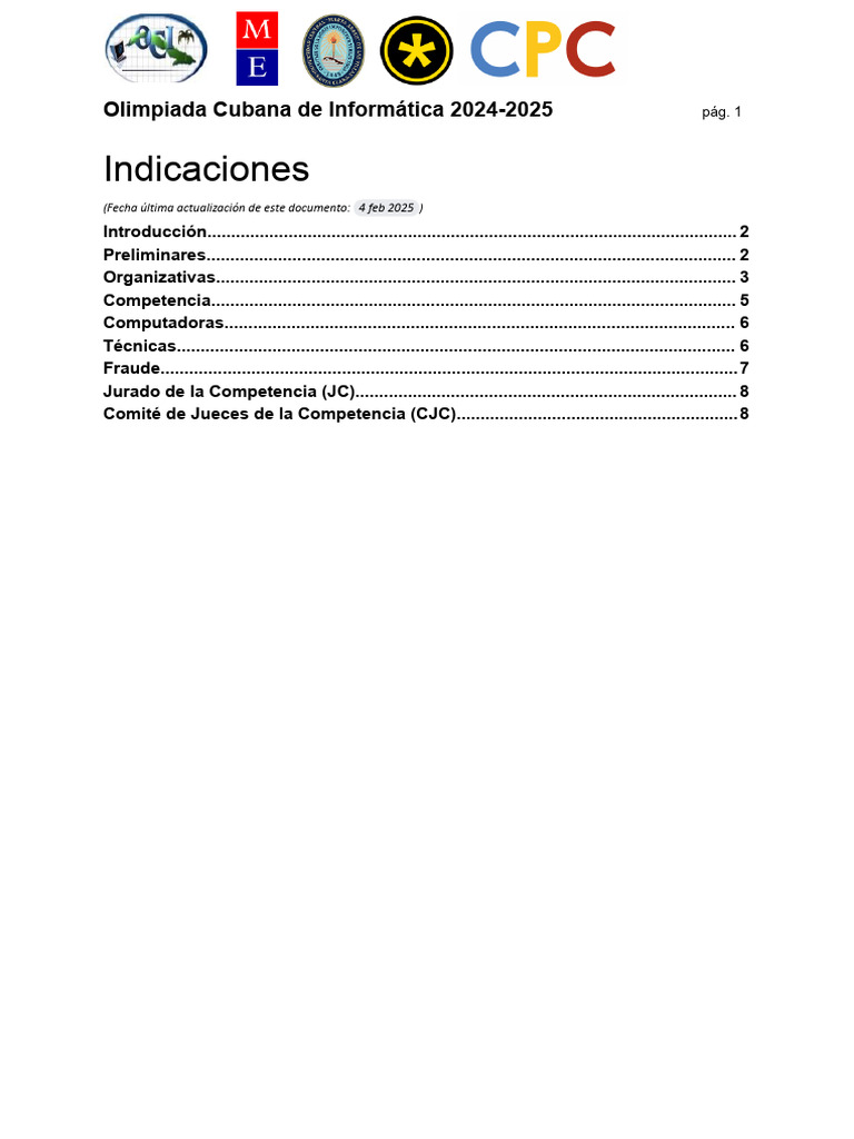 OCI 2024-2025 - Indicaciones (FINAL) | PDF | Inteligencia artificial | Inteligencia (IA) y semántica