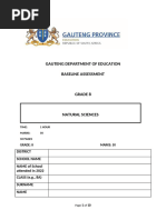 Grade 9 Natural Sciences Exam March 2024 | PDF | Muscle | Foods