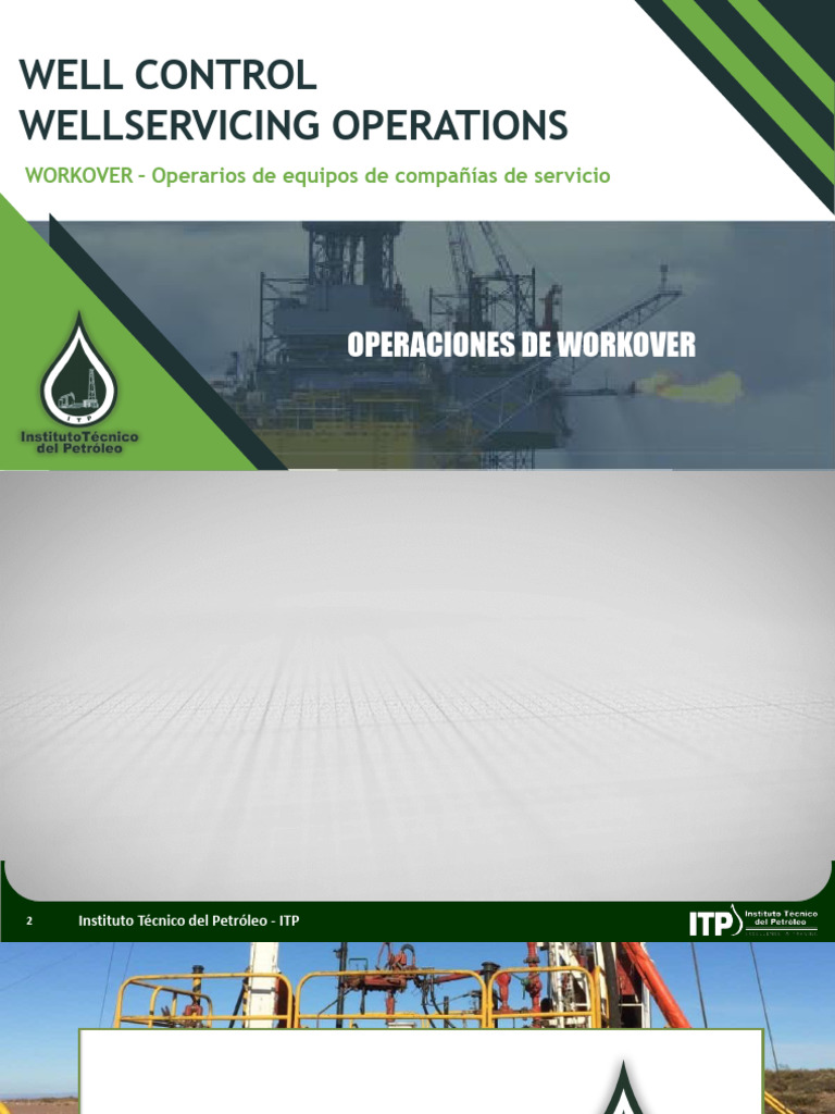 Wellservicing Workover - IADC | PDF | Perforación | Riesgo